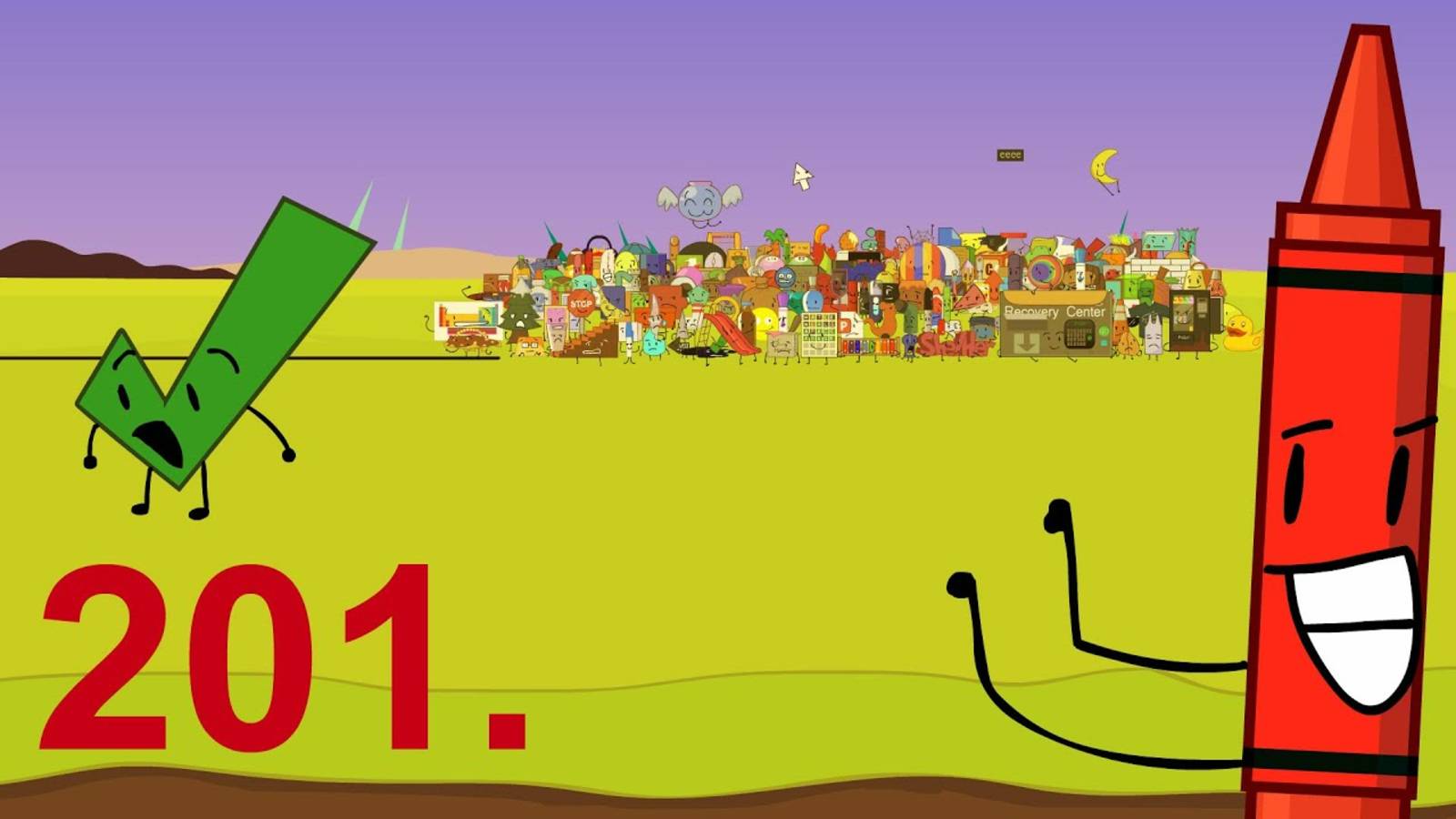 The 201 Character Object Show 1: Fishermen's Nightmare