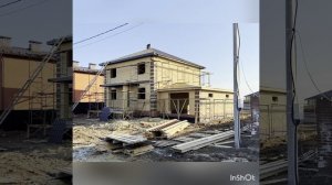 Завершено строительство двухэтажного дома под ключ 140 кв. м. с гаражом 39 кв. м. в Йошкар-Оле из ке