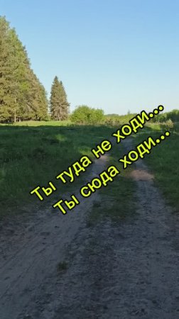 Ты туда не ходи,ты сюда ходи...