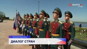 Военнослужащие взвода почетного караула Приволжского ордена Жукова округа Росгвардии