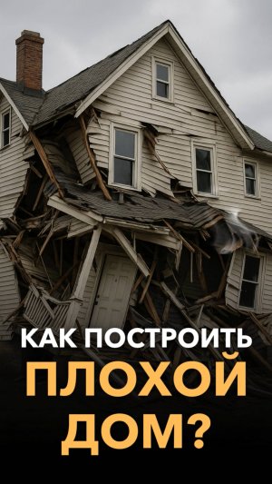 Дом, который развалится через 10 лет!