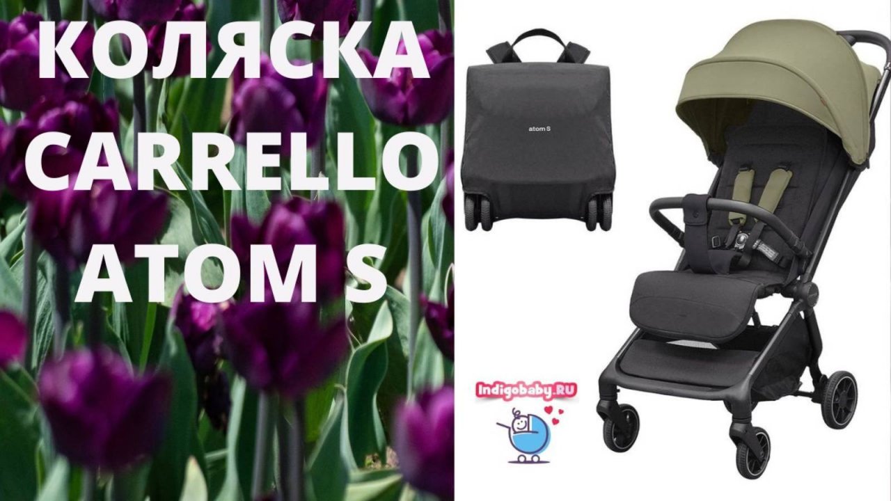 Коляска CARRELLO ATOM S crl-5526❤. Смотрите видеообзор первыми!
