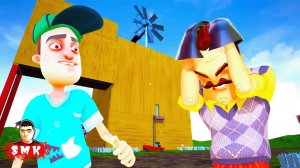 ШОУ ПРИВЕТ СОСЕД! ПСИХ ВАСИЛИЧ И КАРТОННЫЙ ДОМ!HELLO NEIGHBOR ПРОХОЖДЕНИЕ МОДА HELLO CRAZY NEIGHBOR!