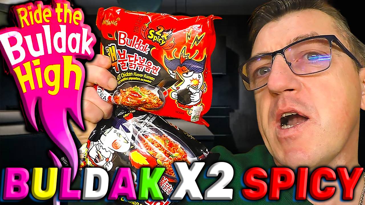 Смешаем вместе две лапши BULDAK X2 SPICY и 1Х SPICY какой вкус получится