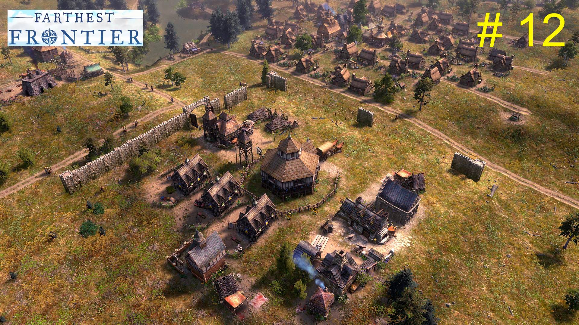 Гиперборея # 12. Налет разбойников. Расширение и развитие поселения. Farthest Frontier