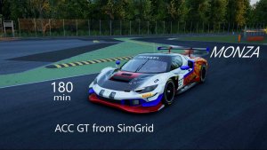 Assetto Corsa Competizione. ACC GT и SimGrid . 180 минут Monza