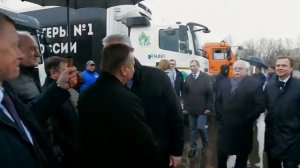 Торжественный ввод в эксплуатацию новой автомобильной газонаполнительной компрессорной станции