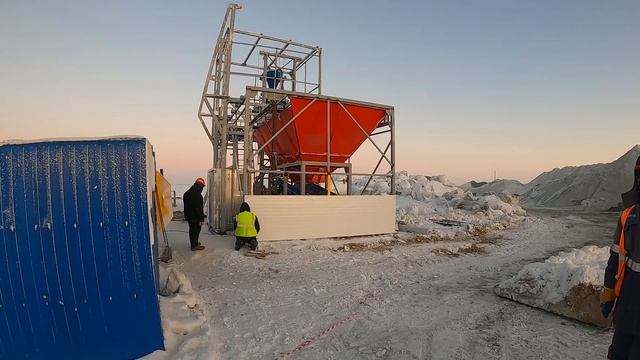 ПНР  РБМ-30 в  ЯНАО Тазовский район (развертывание в "заснеженном поле")
