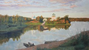 Вольная копия "Вечерний звон" Исаака  Левитана