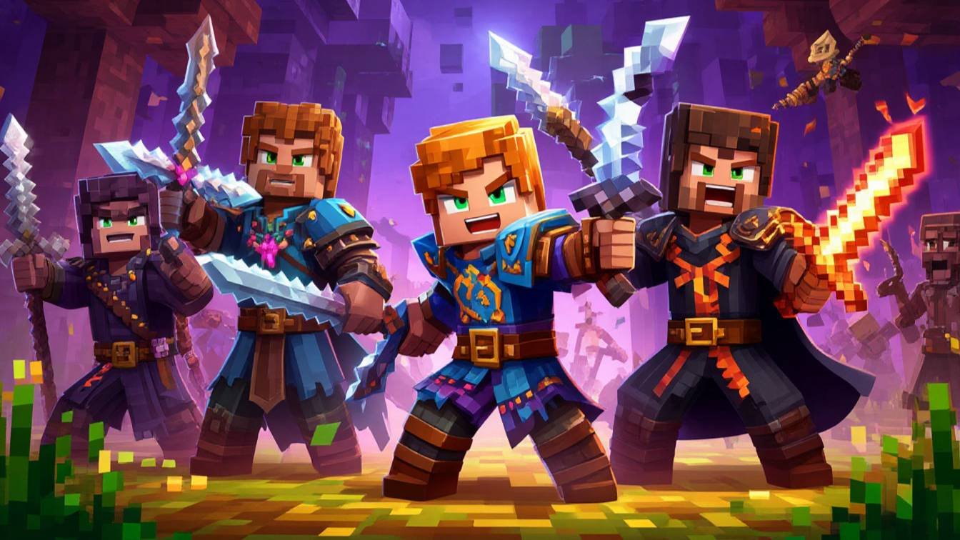 Путешествие в мир магии и героев! Minecraft Dungeons
