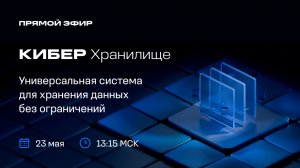 Кибер Хранилище  |  23.05.25