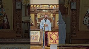 Объявление отца Ильи о Богослужениях на предстоящей неделе