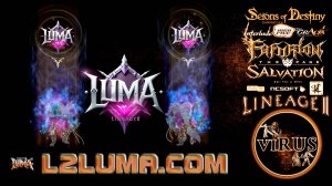 New NPC with logo for www.L2luma.Com server. LINEAGE II-Interlude ◄√i®uS►