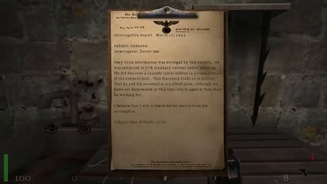 Return To Castle Wolfenstein - Walkthrough [Pt 1_26 - Escape] (720p)
