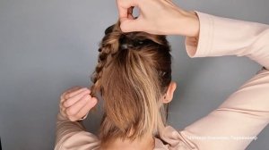 Причёска "Объёмные Пучки" для КАРЕ