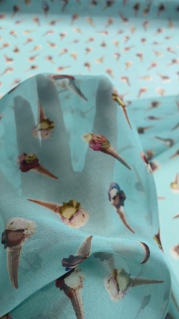 Обзор ткани шелк  SR-252