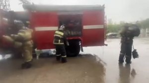 Видео с пожарно-тактических учений по рангу пожара № 3 в филиале ПАО "Рус-Гидро" - "Камская ГЭС".