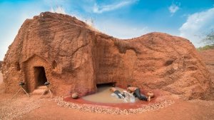 Выживание в джунглях: Строим самый красивый бассейн и подземный дом своими руками!