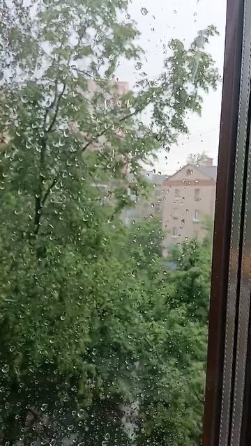 жёсткий шторм на улице