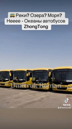 🚌 Реки? Озера? Моря? Нееее - Океаны автобусов ZhongTong