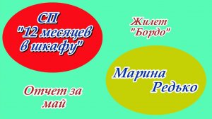 СП "12 месяцев в шкафу" / Отчет за май