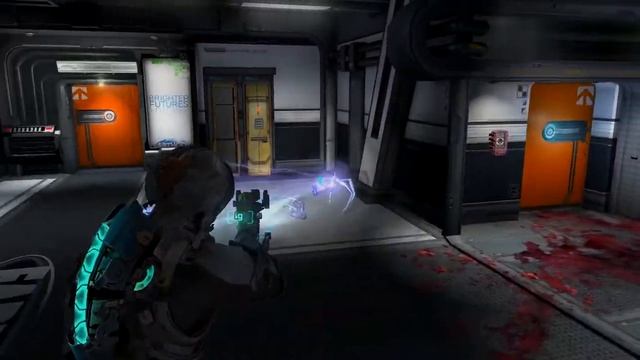 Dead Space 2. Нереальная сложность. Глава 13. Без оружия. Без урона. [Без DLC. Без комментариев].mp4