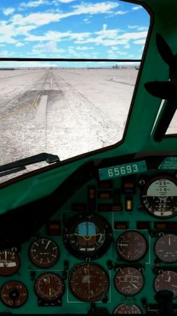X-plane 11.  Ту-134 #shorts