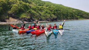 Морское семейное путешествие на каяках на остров Лисий г. Находка