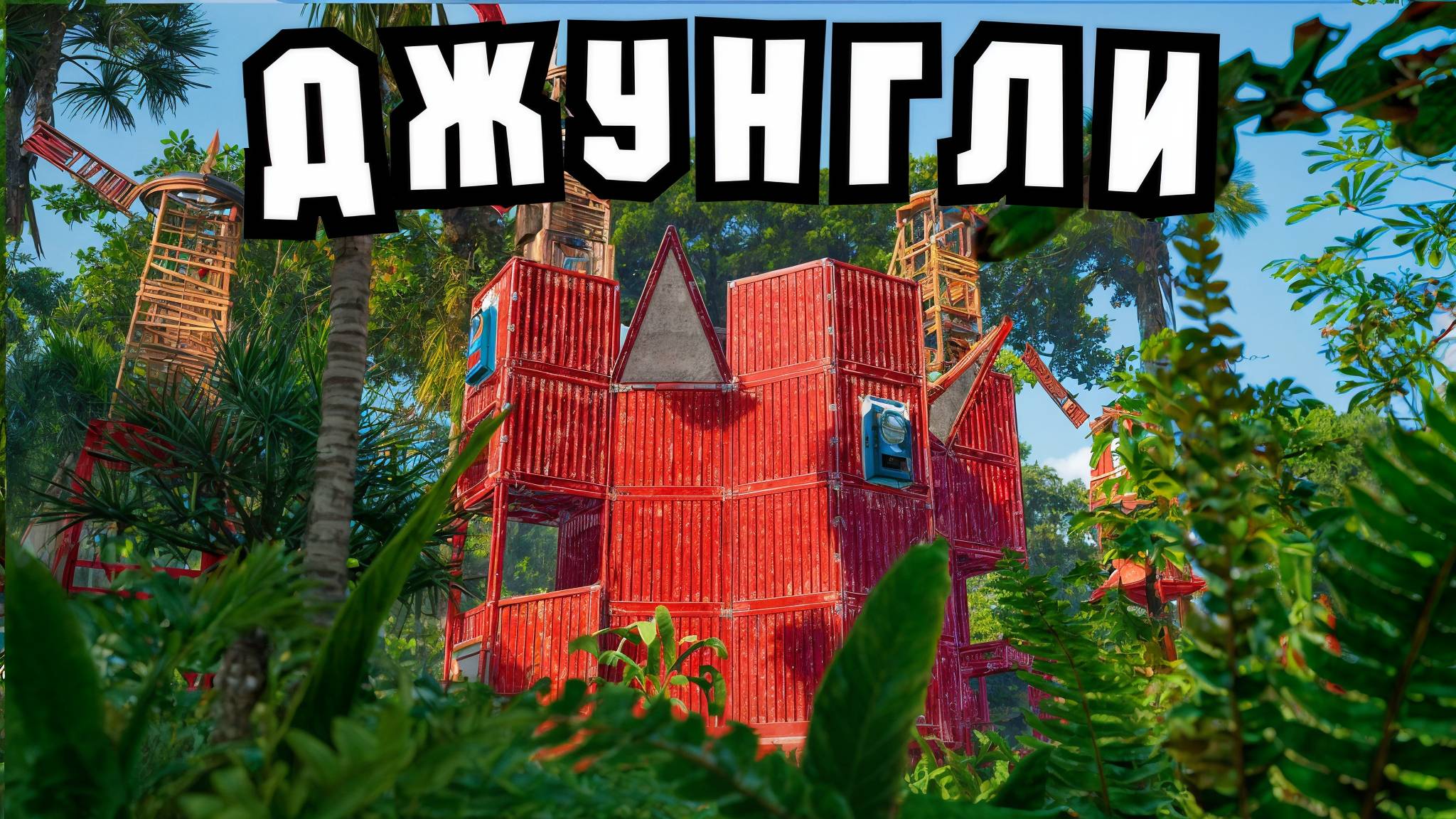 ДЖУНГЛИ! НОВАЯ ЛОВУШКА ТУРЕЛИ В ЛИАНАХ или 100 ДНЕЙ ВЫЖИВАНИЯ в РАСТ/RUST!  @Arthur_Berdankin