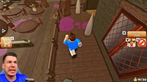 ВЛАДУС ИГРАЕТ  Безумный КОВБОЙ СХВАТИЛ Моего Друга в Роблокс？! Roblox