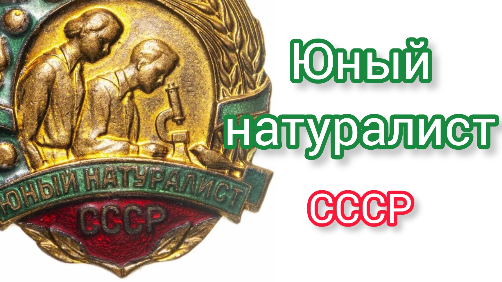 Знаки СССР . "Юный Натуралист СССР"