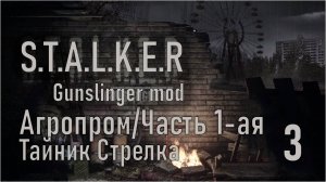 SoC Gunslinger Adaptation 1.99/ Сталкер. Тень Чернобыля. #3 - Агропром часть 1-ая. Тайник Стрелка.