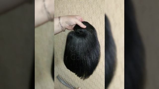 Теменная НАКЛАДКА combo mini - на силиконе #натуральнаянакладка #теменнаянакладка, #изделияизволос