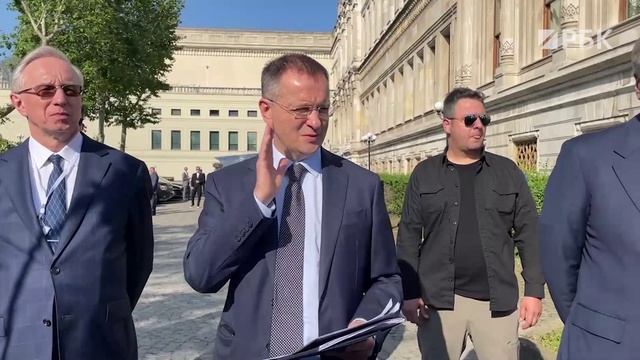 Пресс-подход российской делегации по итогам переговоров в Стамбуле