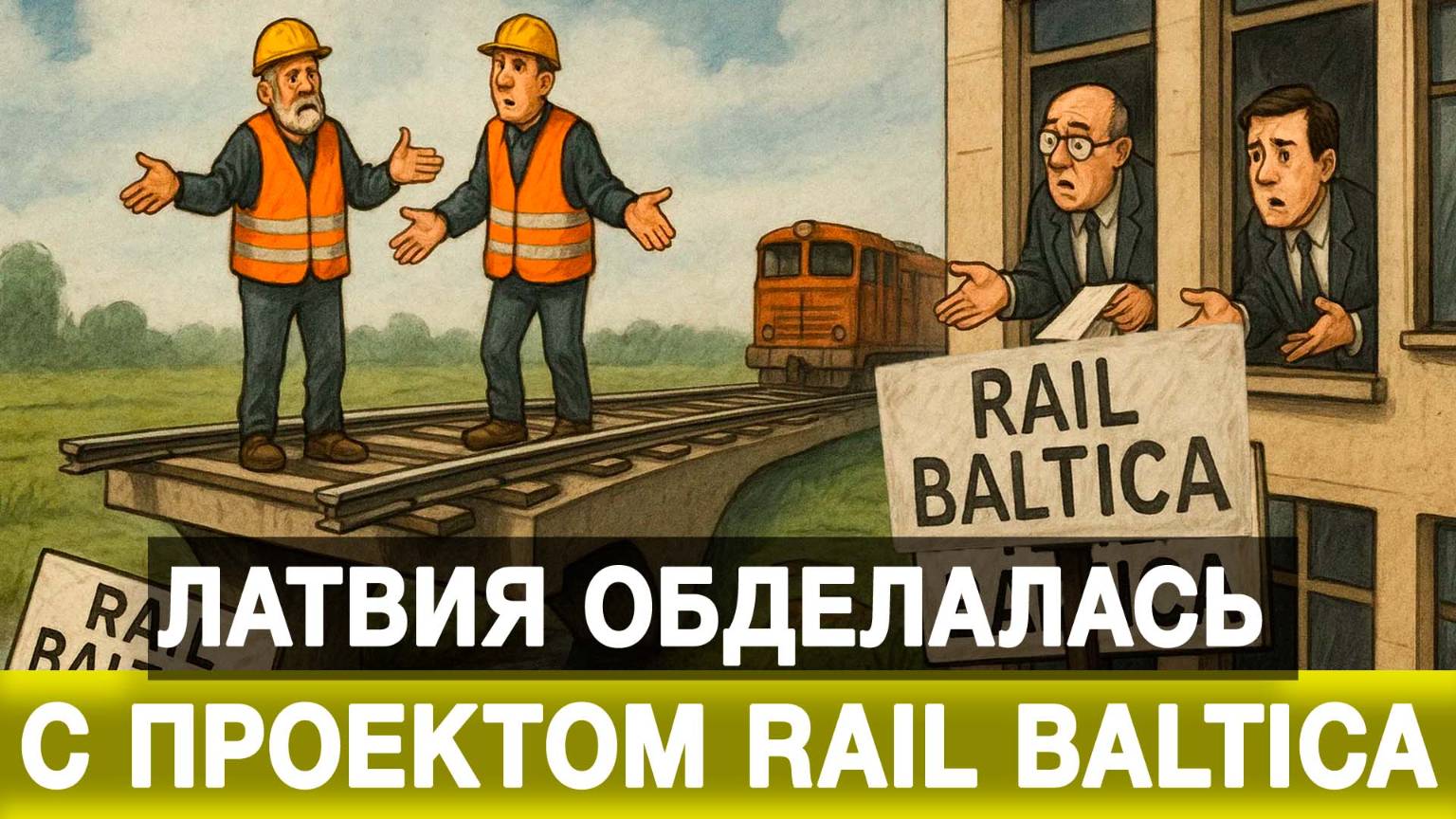 Латвия обделалась с проектом Rail Baltica