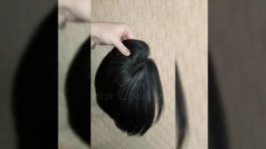 Теменная НАКЛАДКА combo mini - на силиконе #натуральнаянакладка #теменнаянакладка, #изделияизволос