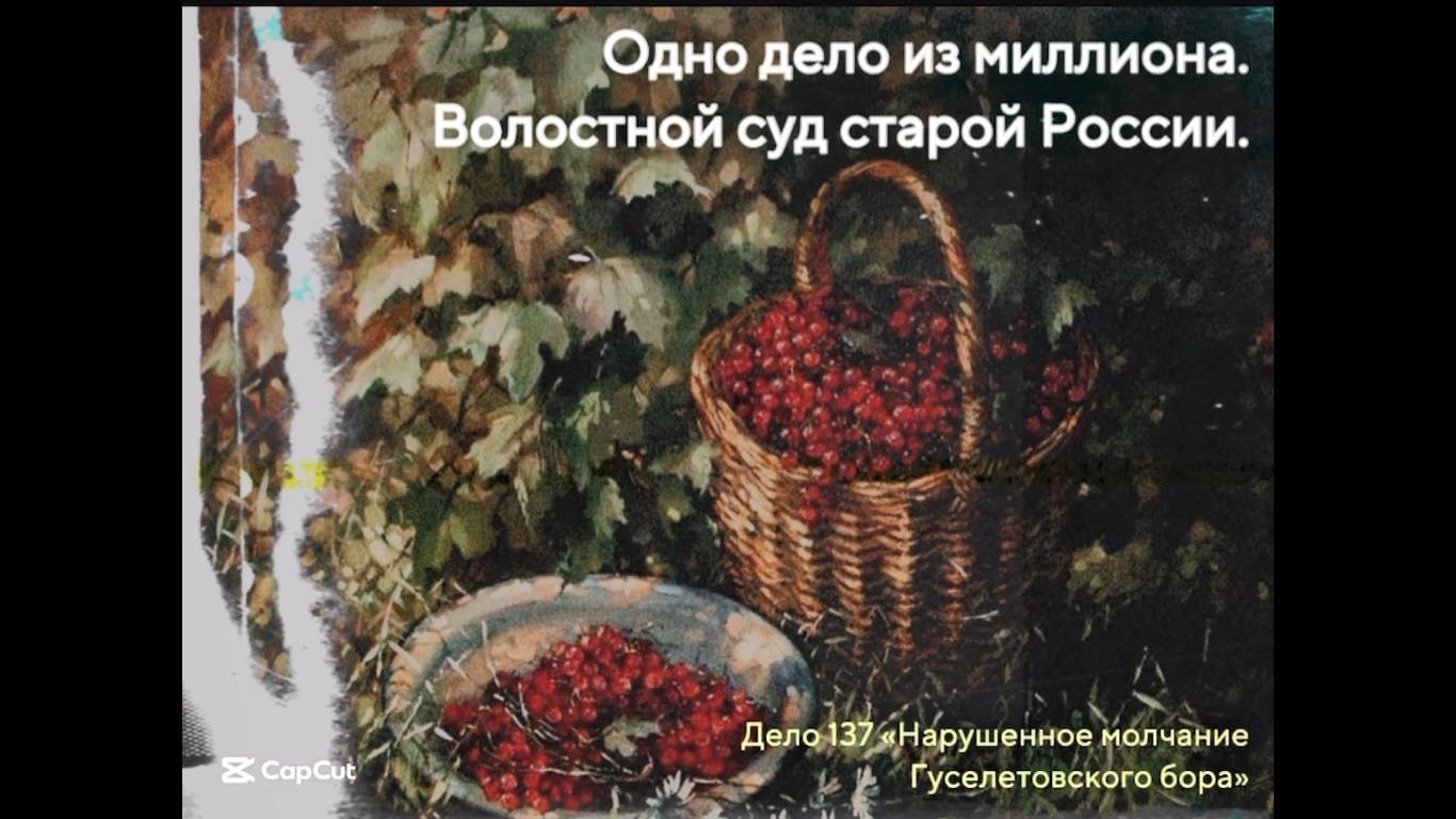 Нарушенное молчание Гуселетовского бора