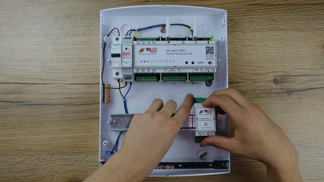 Подключение дискретного блока расширения MyHeat Di6