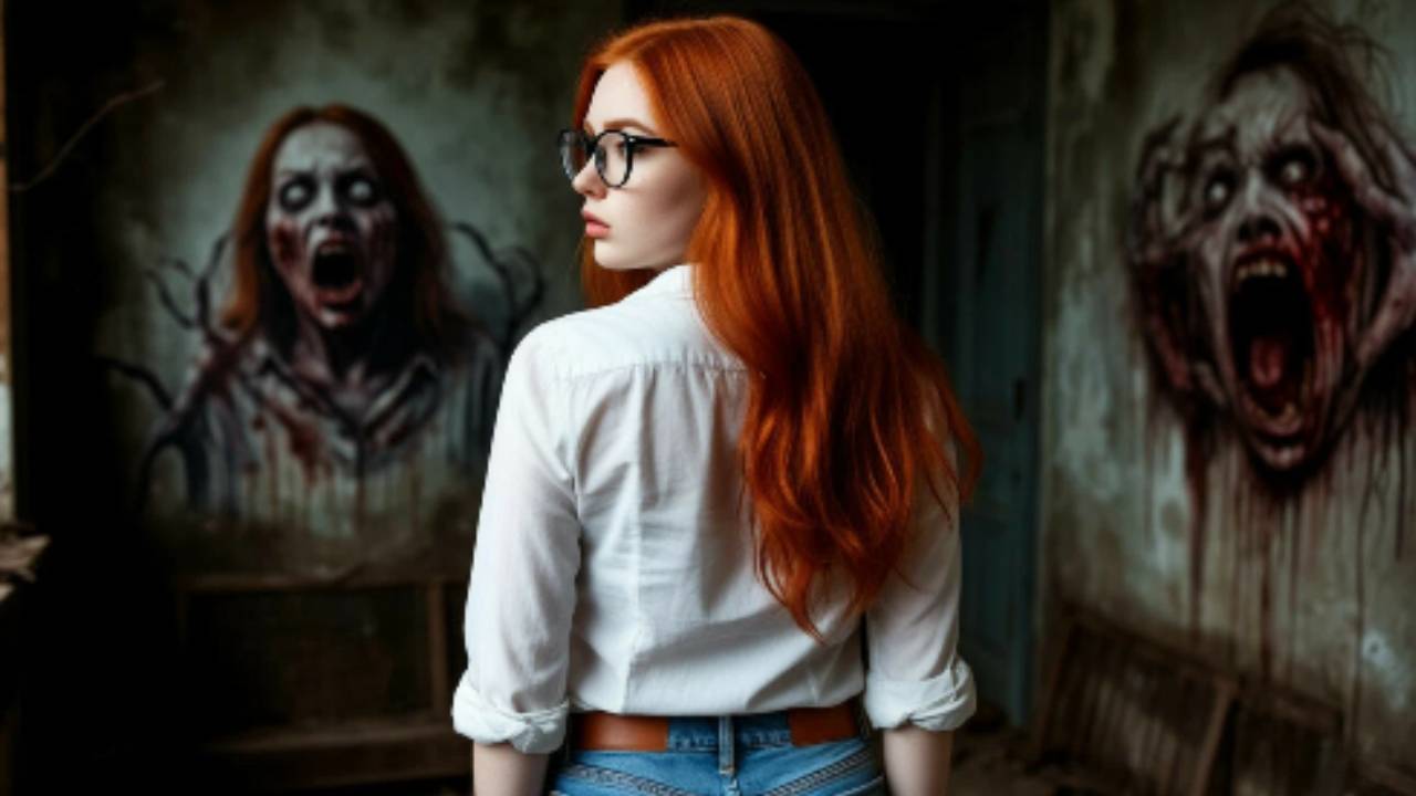 заброшенный музей со страшными картинами