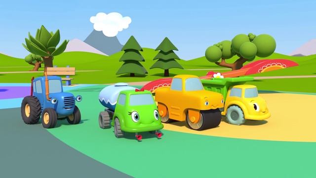 25.Синий Трактор - Игры для Катка