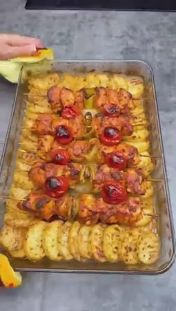Шампуры с курицей из духовки !