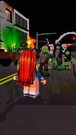 Пыталась затанцевать зомби, но потом случилось это... #roblox #zombie #зомби