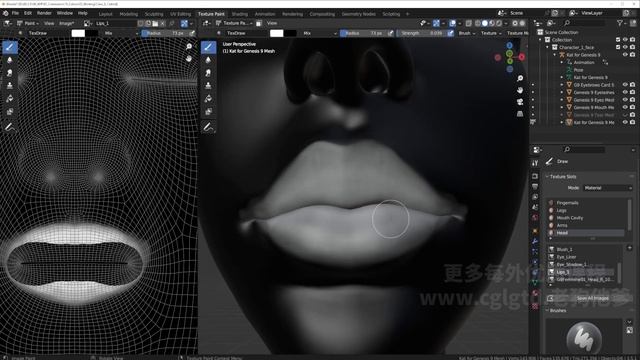 06-2.  Adding Makeup, Tattoos, And Other Skin Features