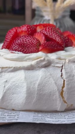 НЕЖНЕЙШИЙ МЕРЕНГОВЫЙ ТОРТ 🍓😍