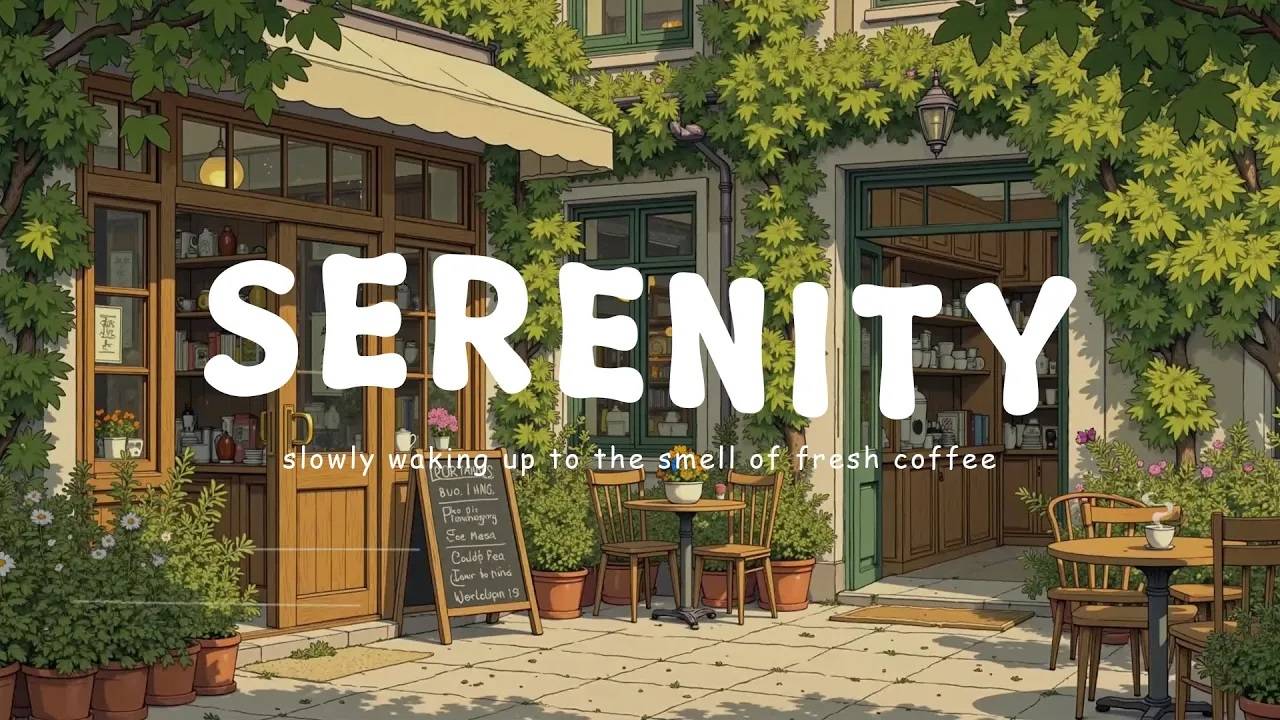 serenity quiet mornings, slowly waking up to the smell of fresh coffee   a playlist for a new day