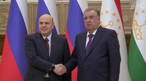 В Душанбе состоялась встреча Михаила Мишустина с президентом Таджикистана Эмомали Рахмоном