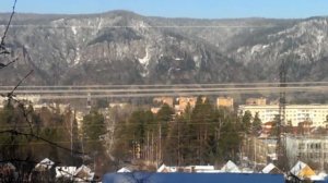 Транспортный вертолет над Дивногорском