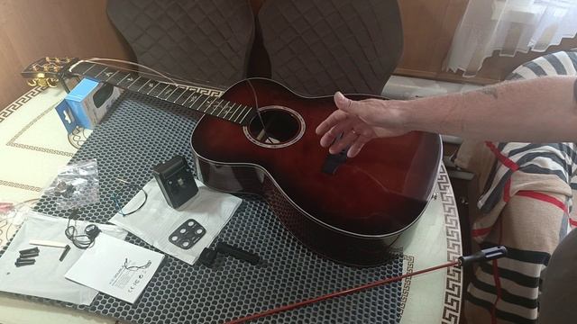 Установка трансакустического звукоснимателя X2 DOUBLE S1 Ultra