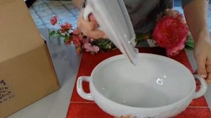 Супник 2,7 л Cmielow "Рококо /Мейсенский букет /отводка золото" / 327686