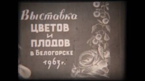 9. Выставка цветов и плодов в Белогорске (1963 и 1965)